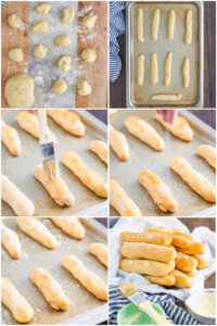 Soft Italian Breadsticks - Love Bakes Good Cakes