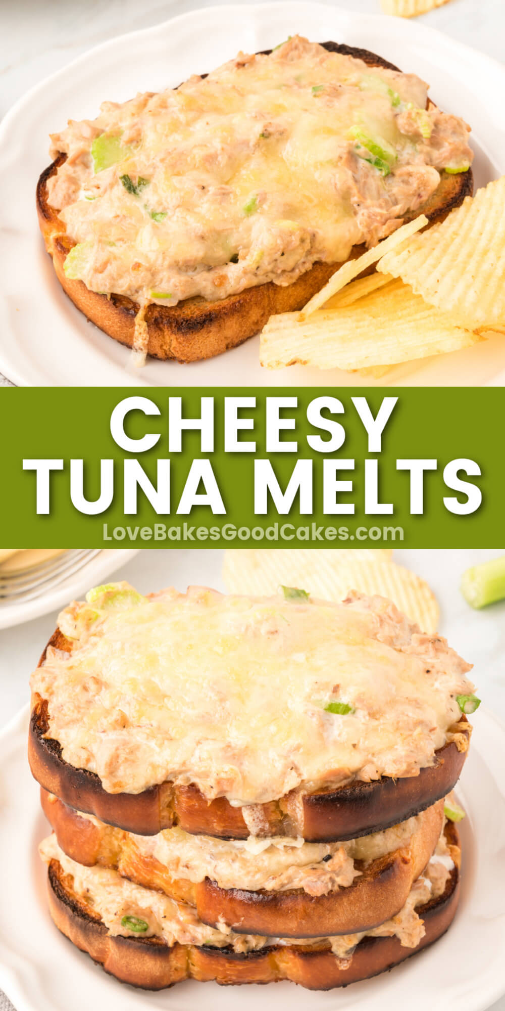 Cheesy Tuna Melts - Love Bakes Good Cakes