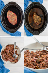 Hot Roast Beef Sandwich with Gravy - Love Bakes Good Cakes