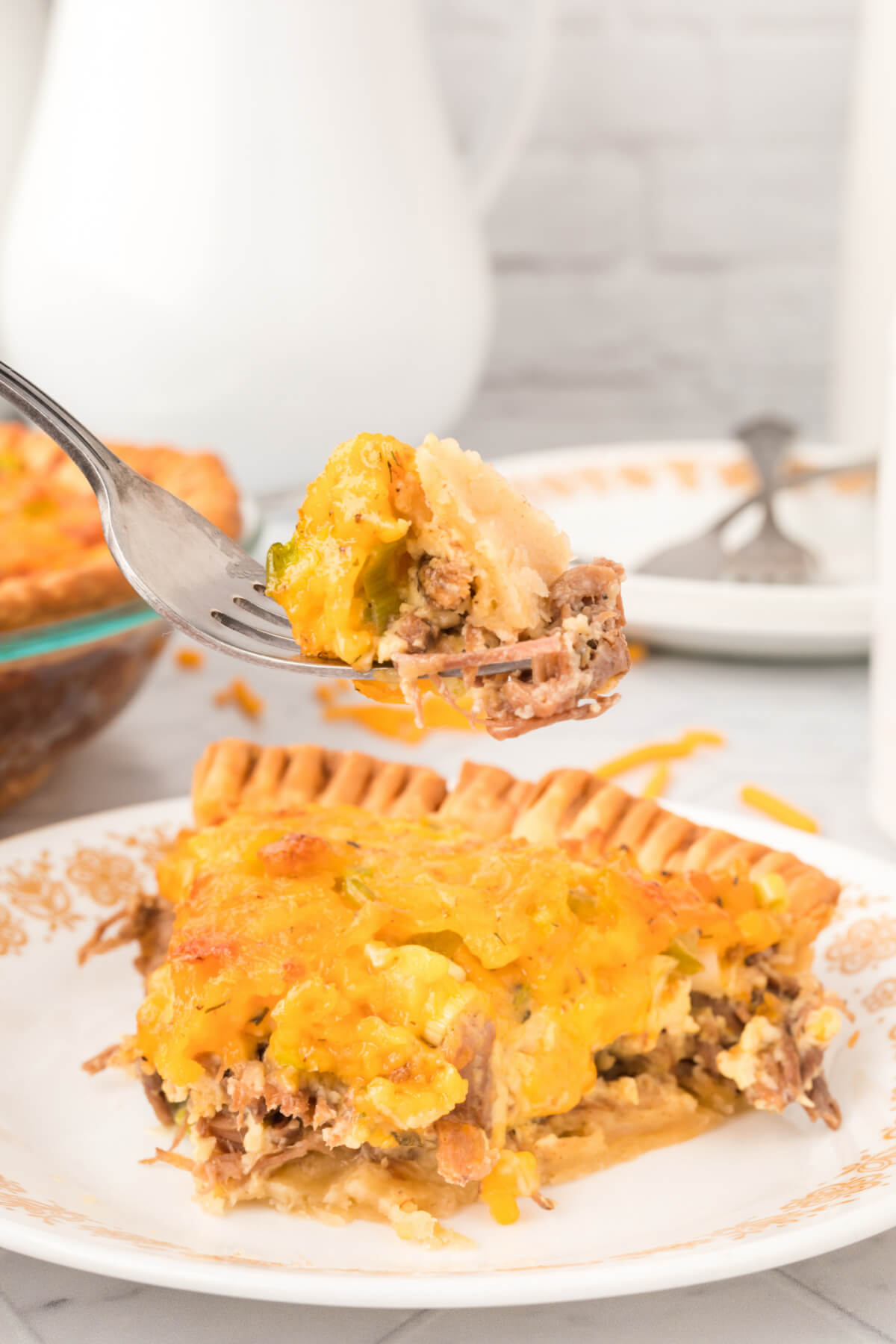 Roast Beef Quiche - Love Bakes Good Cakes