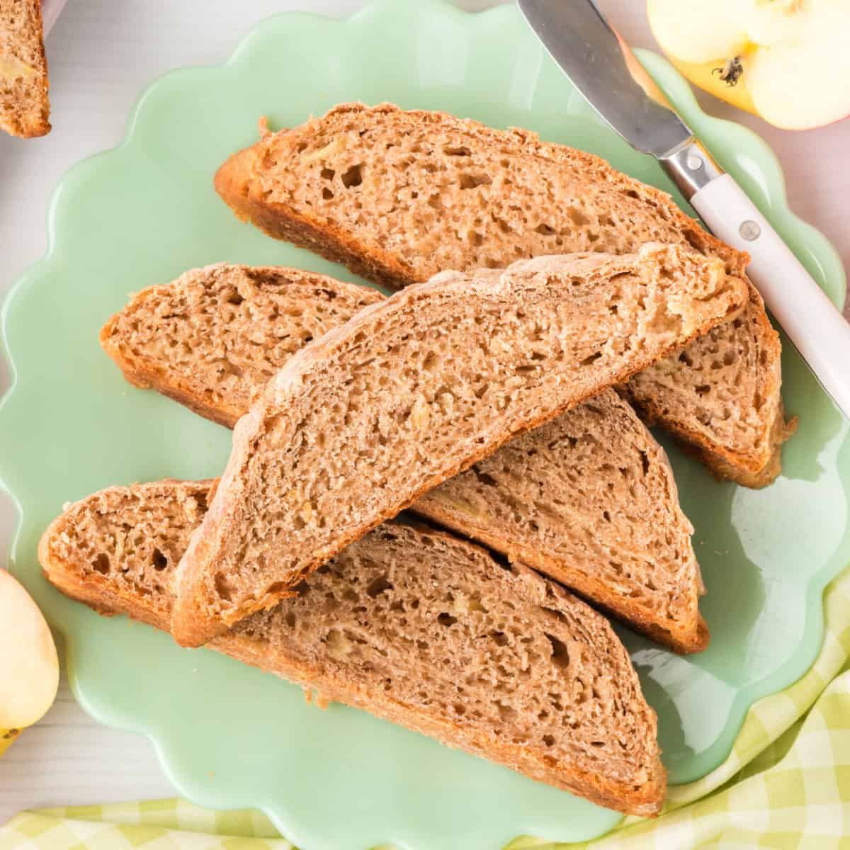 Rustic Triple Apple Bread - Love Bakes Good Cakes