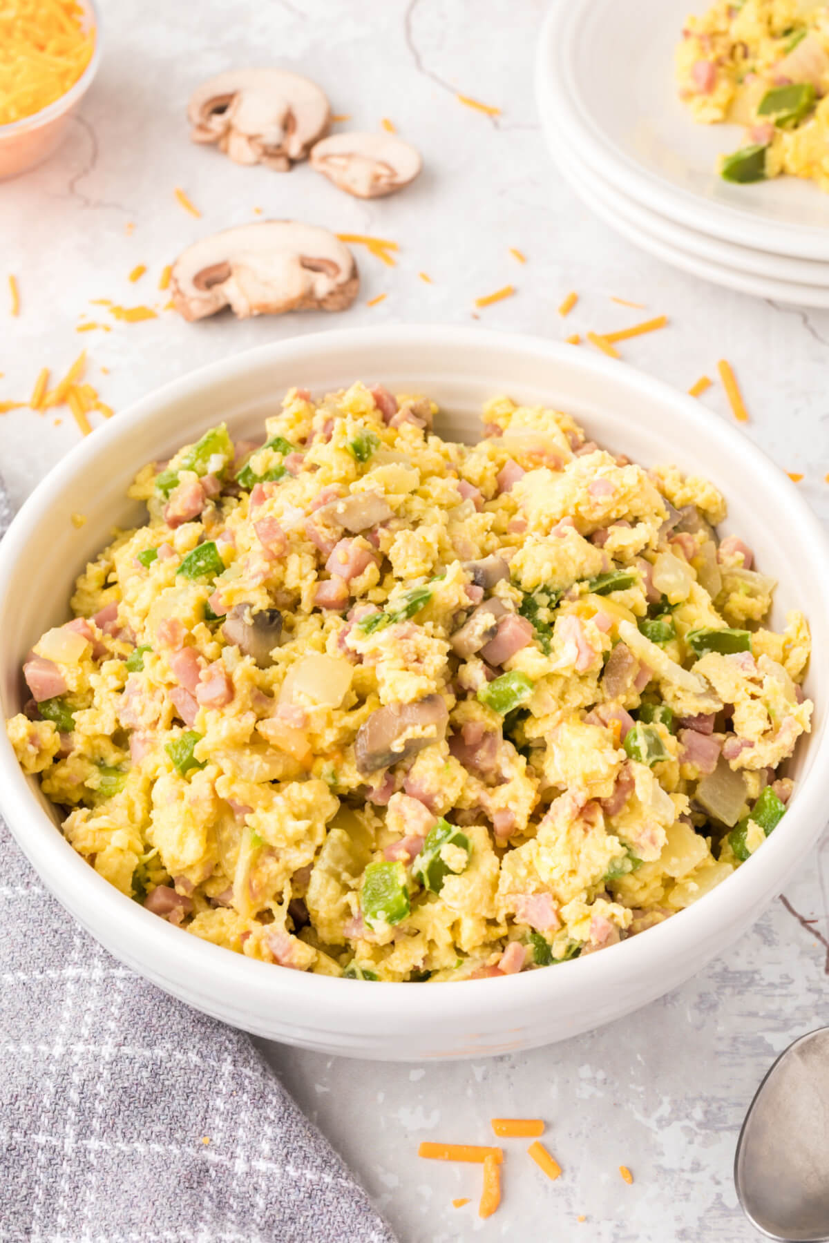 Denver Omelet Scramble - Love Bakes Good Cakes