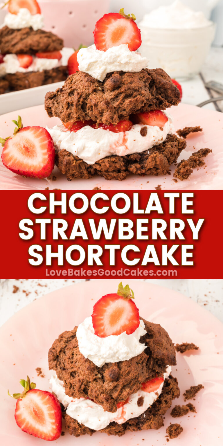 Chocolate Strawberry Shortcake - Love Bakes Good Cakes