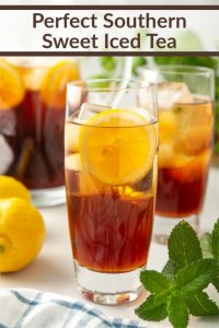 Perfect Southern Sweet Iced Tea (Never Bitter) - Love Bakes Good Cakes
