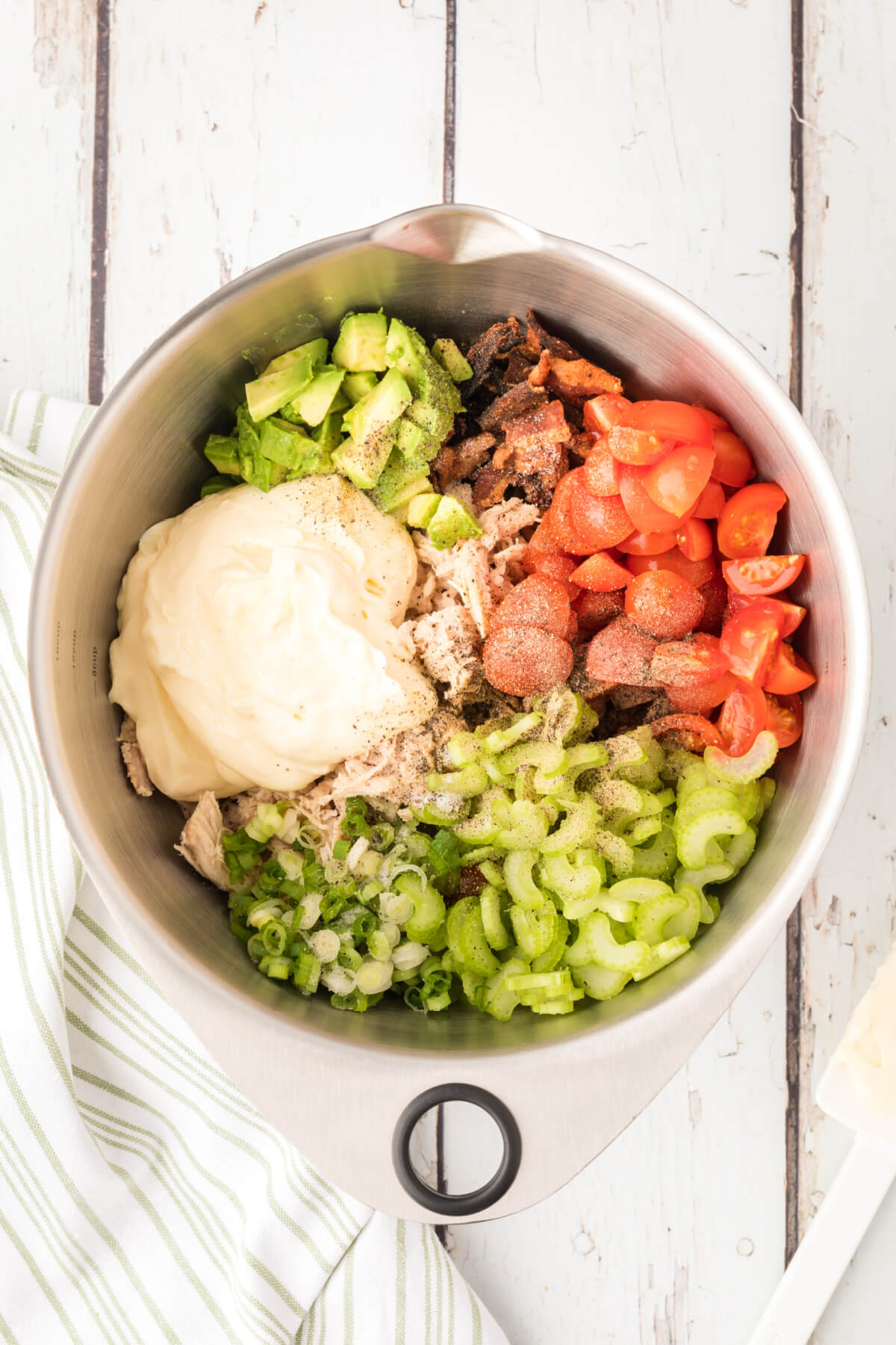 BLT Avocado Chicken Salad Wraps - Love Bakes Good Cakes