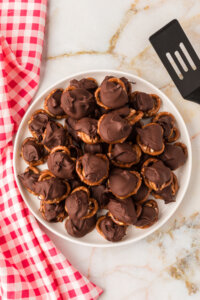Chocolate Turtle Candy - Love Bakes Good Cakes