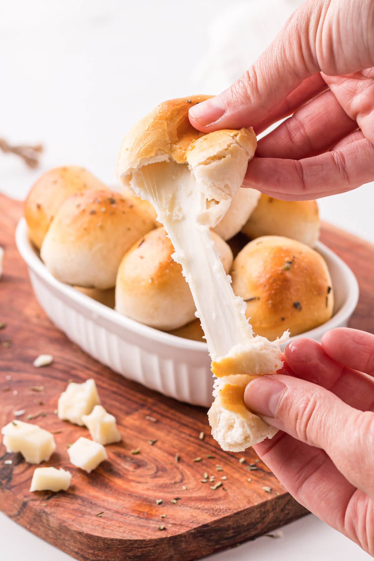 Garlic & Herb Cheese Bombs - Love Bakes Good Cakes
