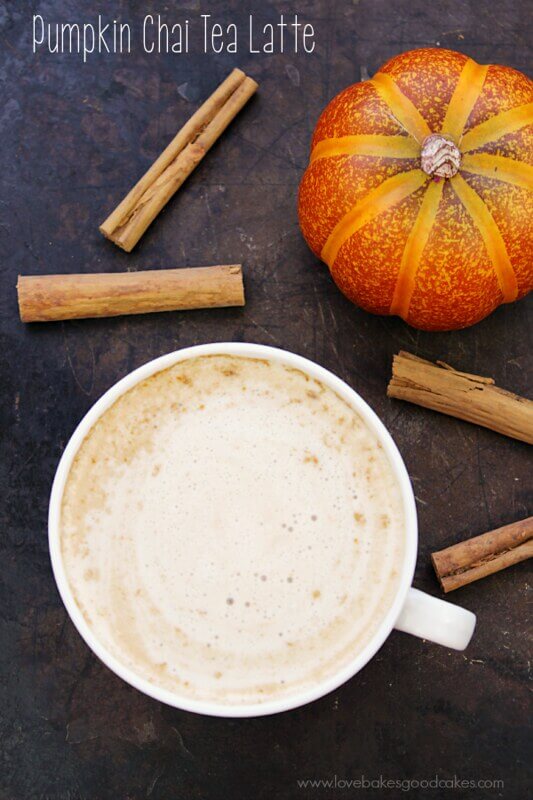 Pumpkin Chai Tea Latte - Love Bakes Good Cakes