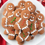 Chocolate Gingerbread Man Cookies - Love Bakes Good Cakes