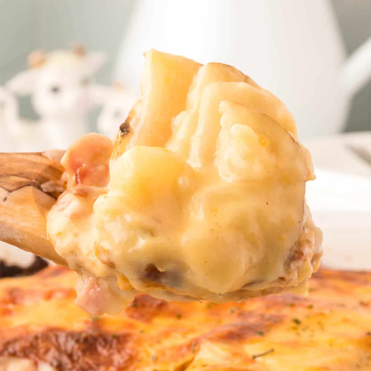 Boiled Potatoes And Ham