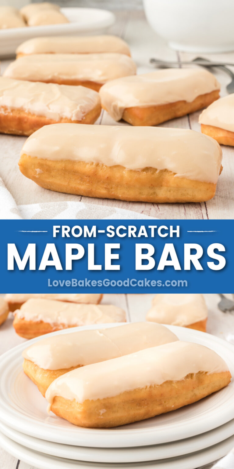 Maple Bars - Love Bakes Good Cakes