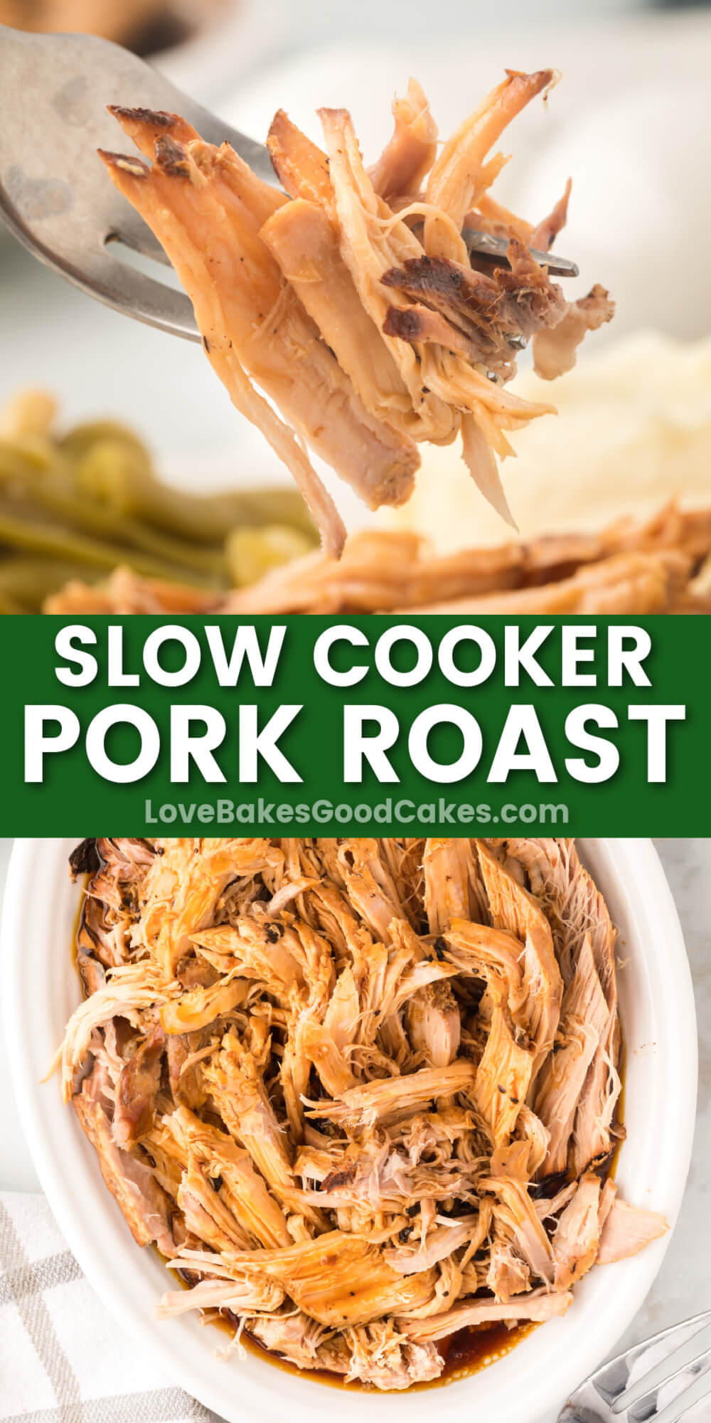 Slow Cooker Pork Roast - Love Bakes Good Cakes