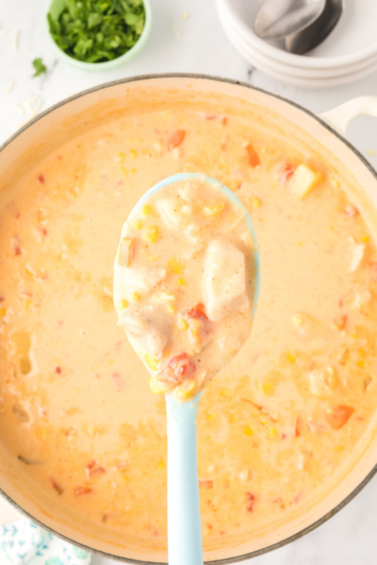 Mexican Chicken & Corn Chowder - Love Bakes Good Cakes
