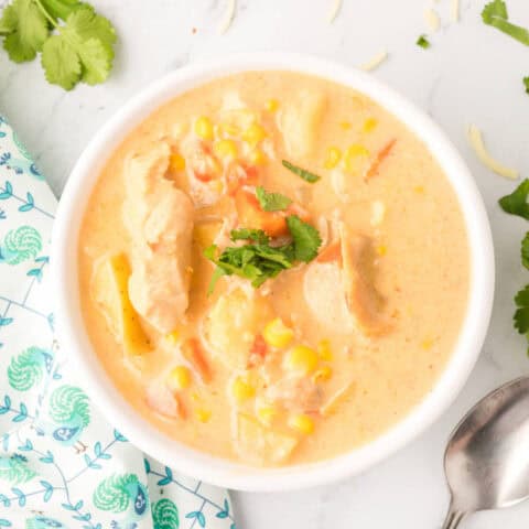 Mexican Chicken & Corn Chowder - Love Bakes Good Cakes