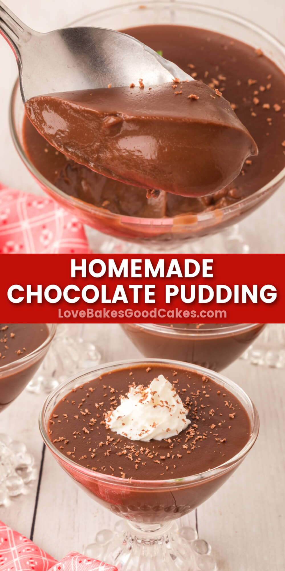 Homemade Chocolate Pudding - Love Bakes Good Cakes