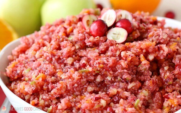 Cranberry Relish - Love Bakes Good Cakes