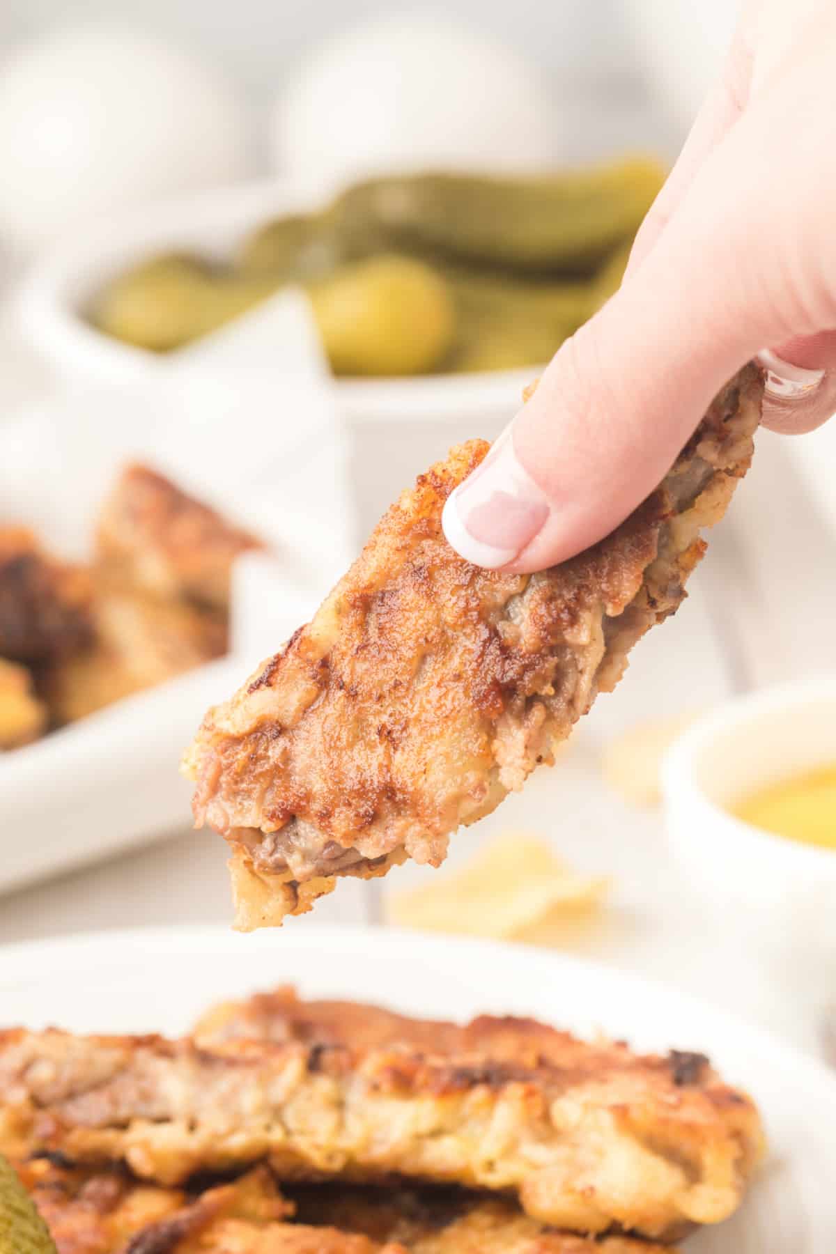 Steak Fingers - Love Bakes Good Cakes