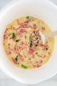 Crustless Reuben Quiche - Love Bakes Good Cakes