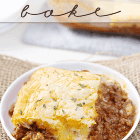 Cheesy Sloppy Joe Bake - Love Bakes Good Cakes