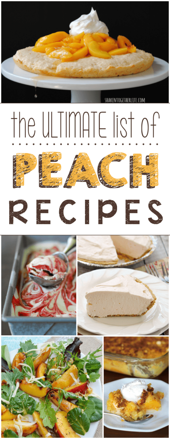 The ULTIMATE List of Peach Recipes - Love Bakes Good Cakes