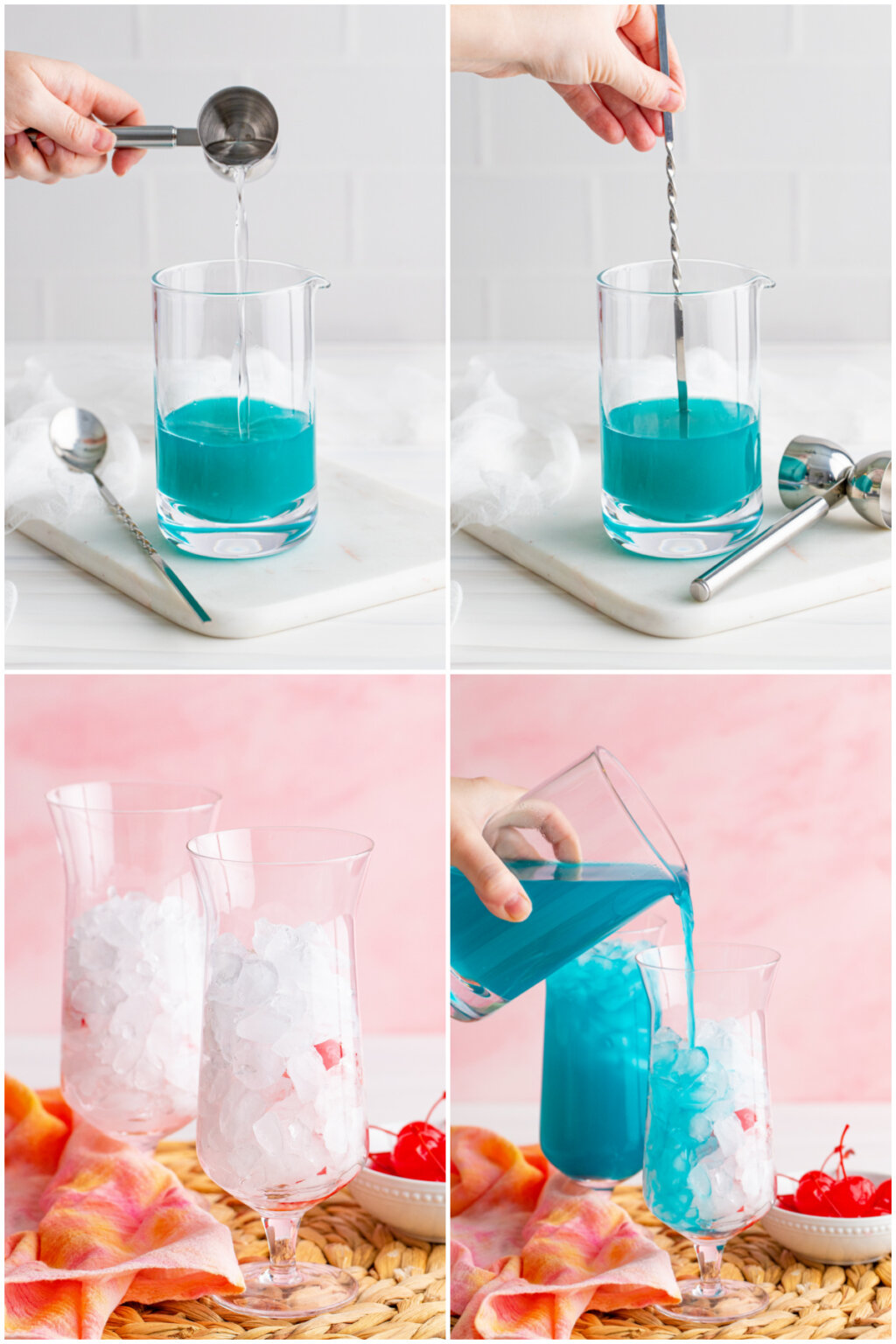 Ocean Water Cocktail - Love Bakes Good Cakes