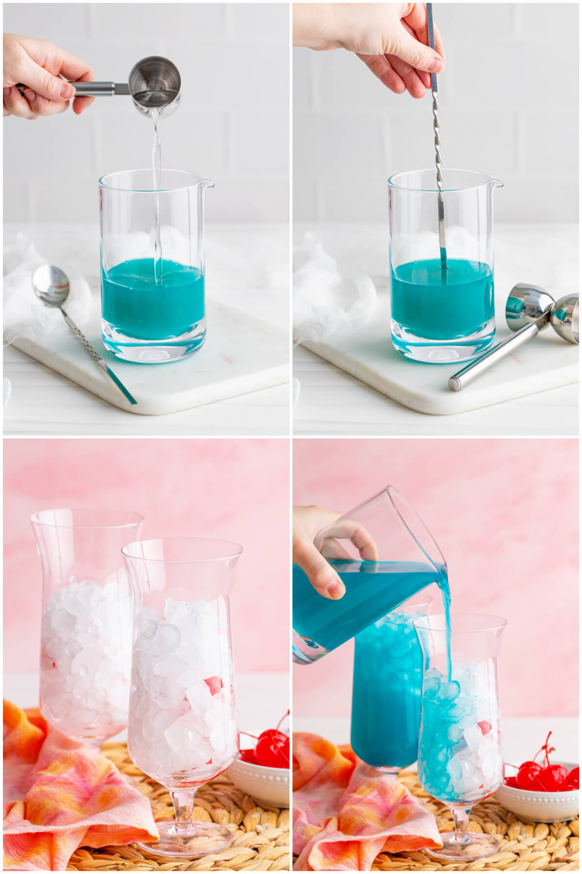 Ocean Water Cocktail - Love Bakes Good Cakes