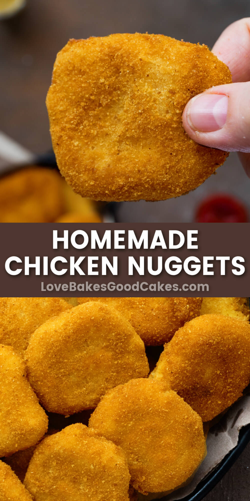 Homemade Chicken Nuggets - Love Bakes Good Cakes