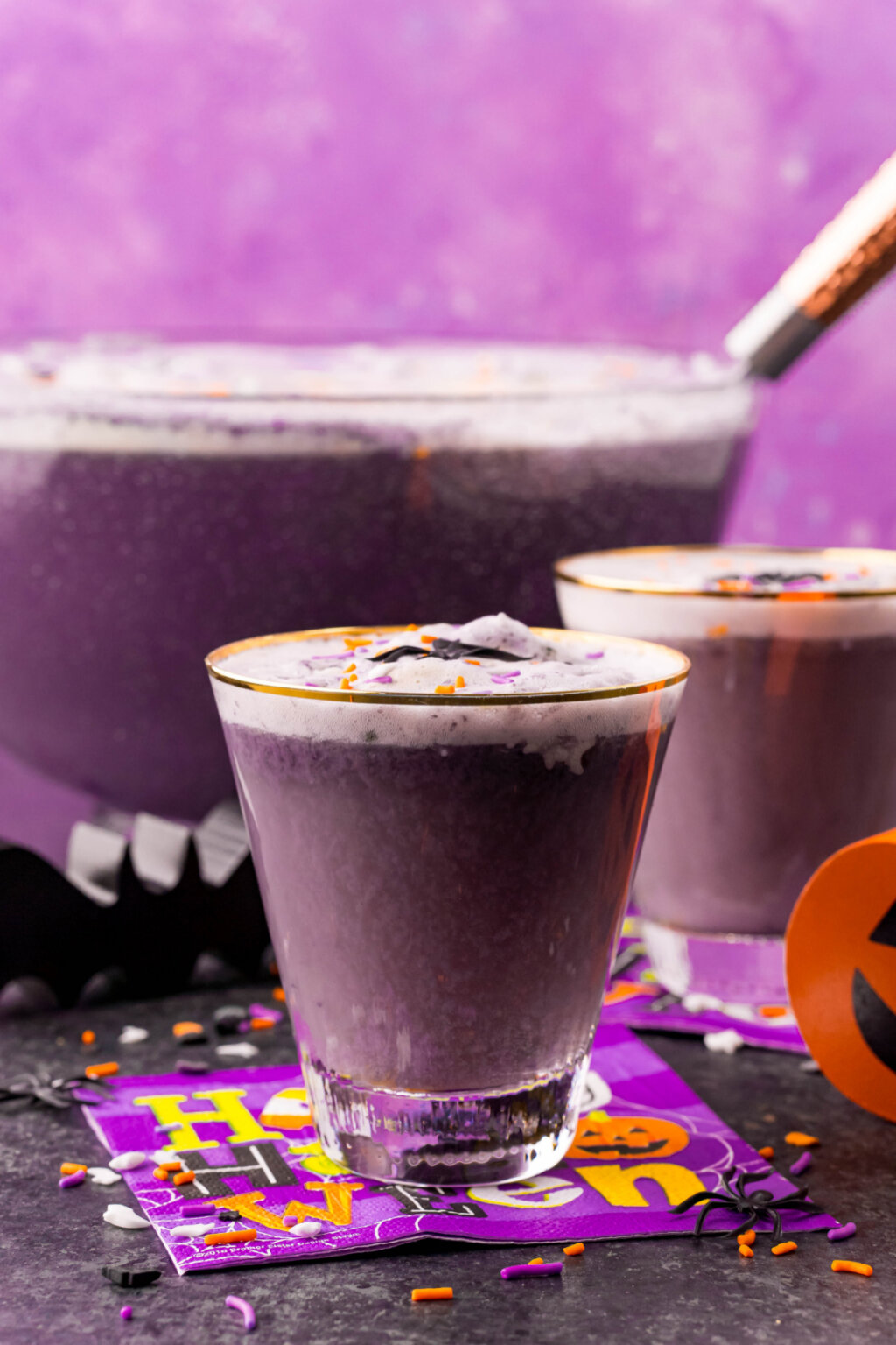 Witch's Brew Halloween Punch - Love Bakes Good Cakes