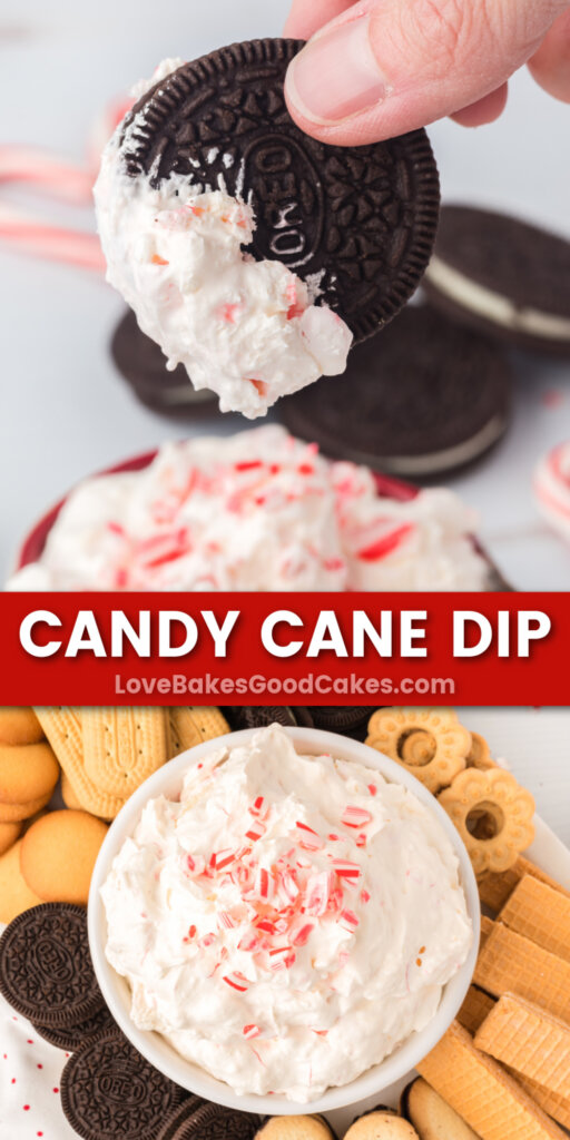 Candy Cane Dip - Love Bakes Good Cakes