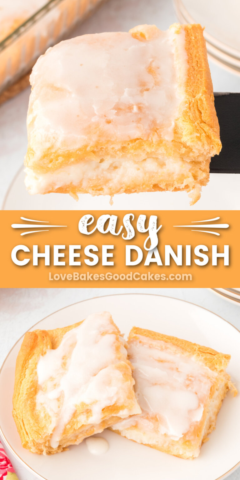 Easy Cheese Danish - Love Bakes Good Cakes