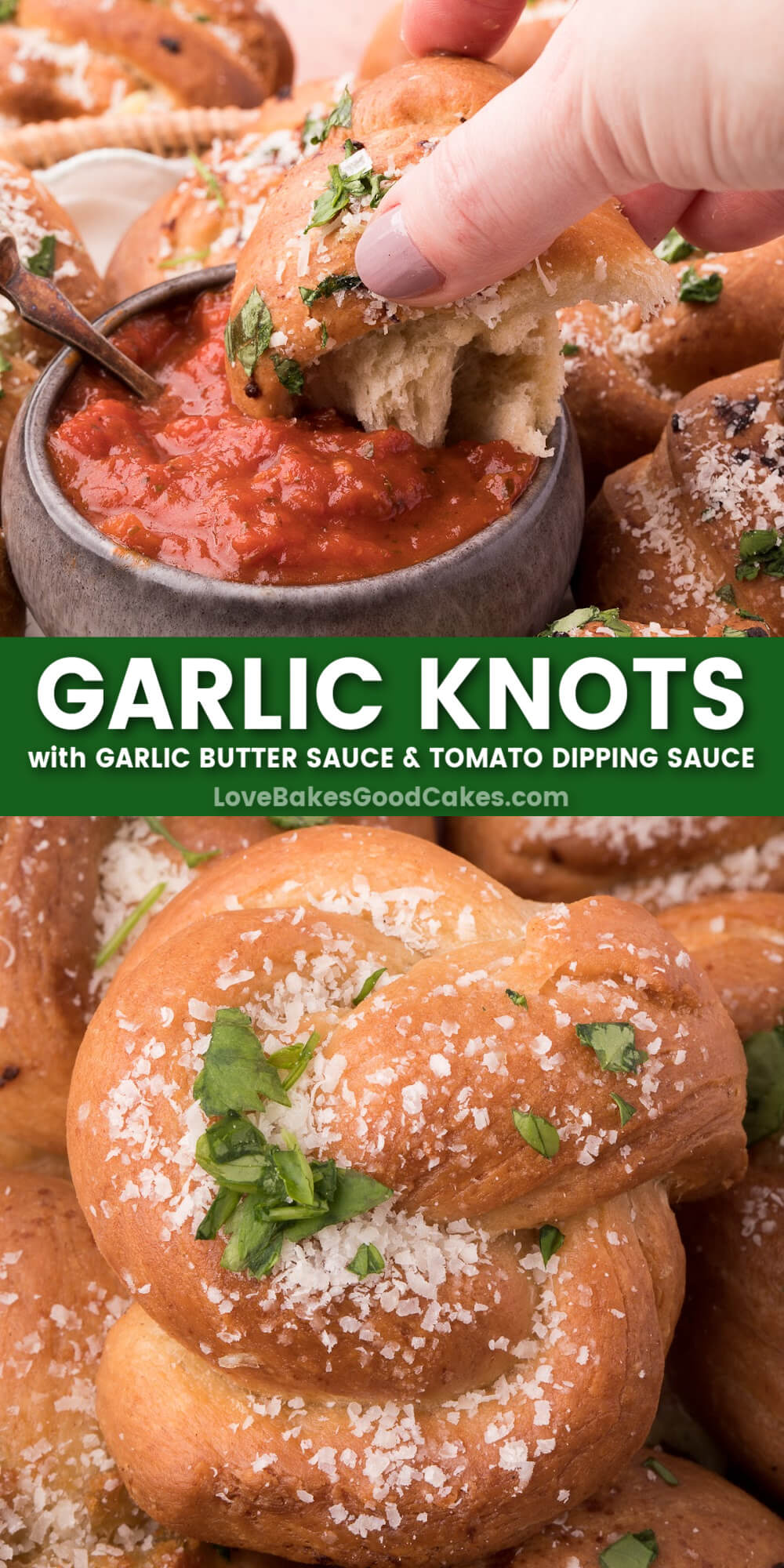 Garlic Knots - Love Bakes Good Cakes