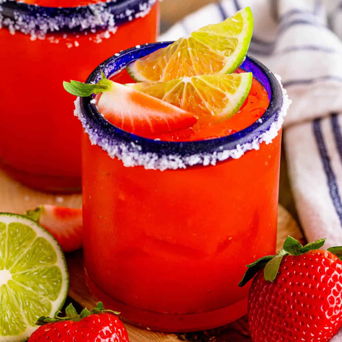 Strawberry Margarita - Love Bakes Good Cakes