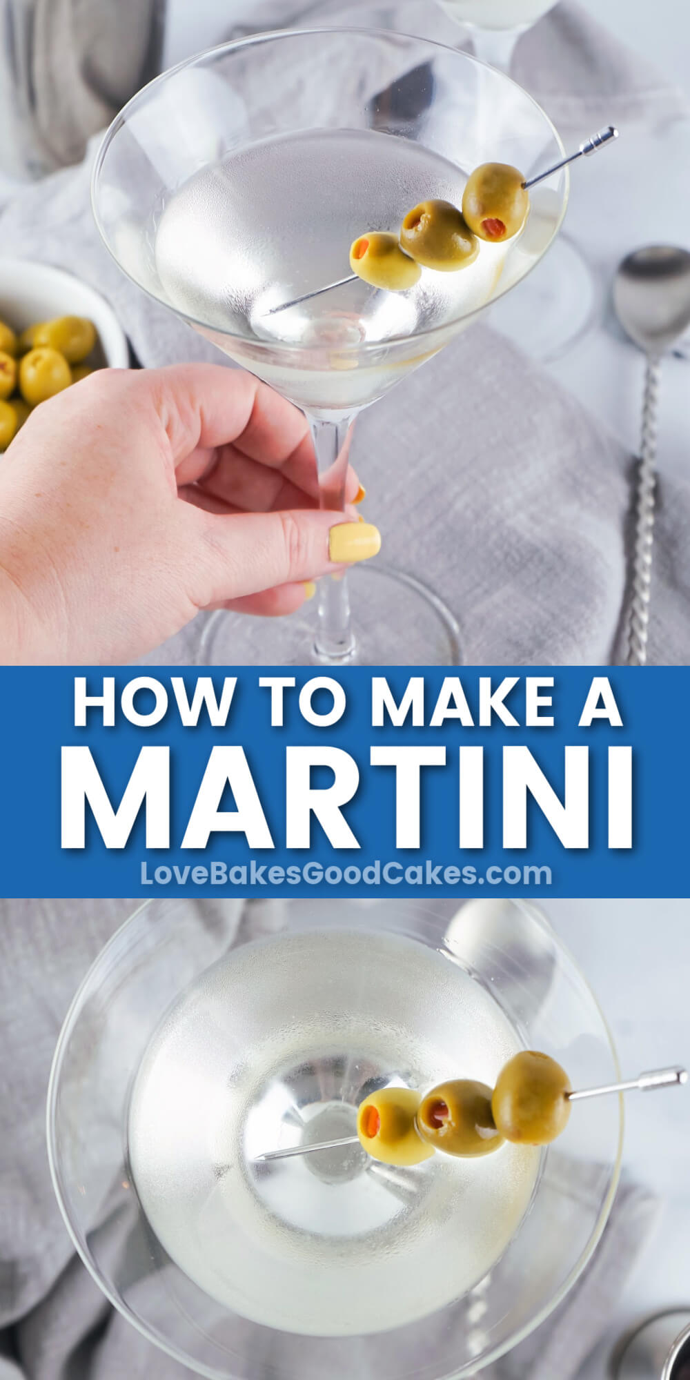 Martini Cocktail - Love Bakes Good Cakes