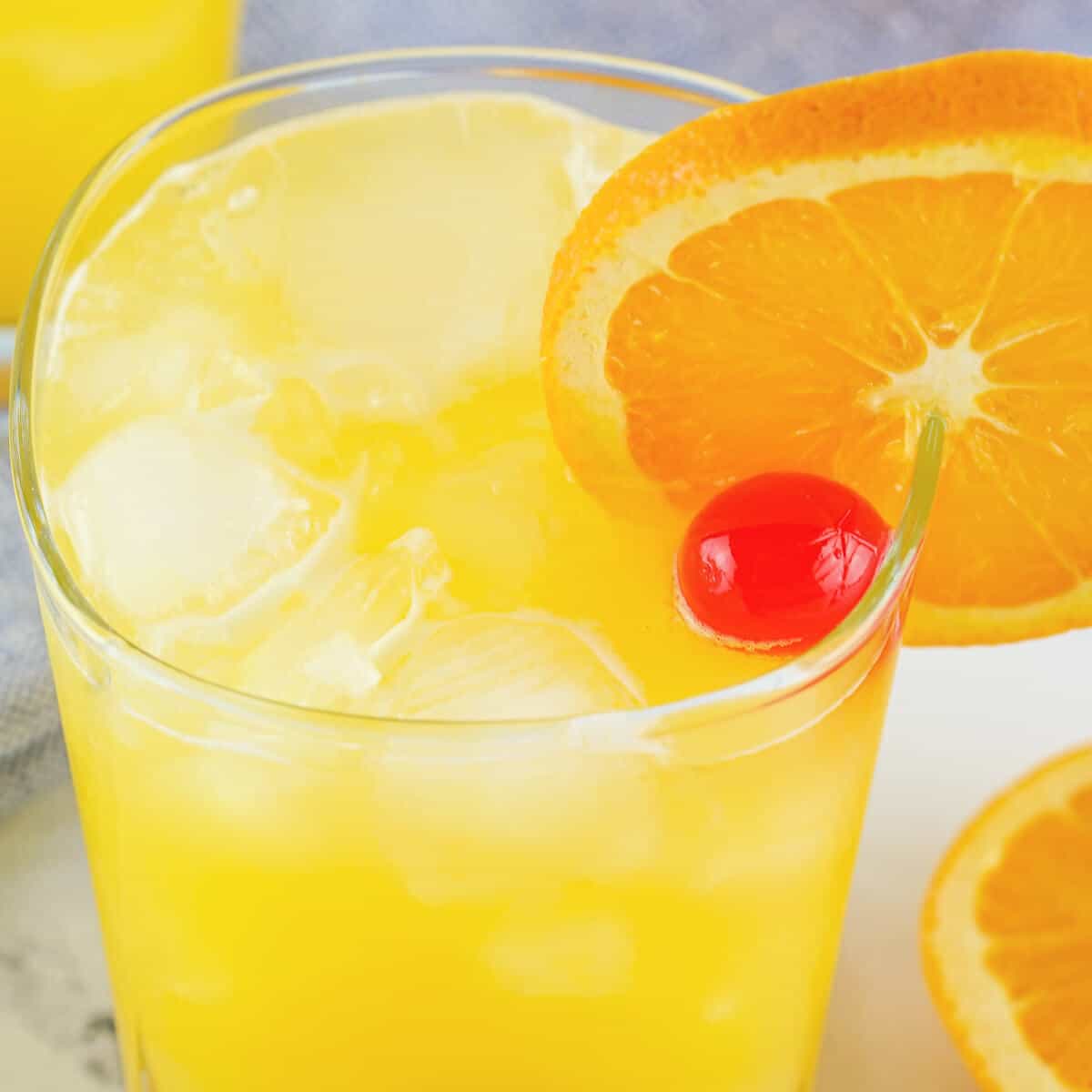 Fuzzy Navel Cocktail - Love Bakes Good Cakes
