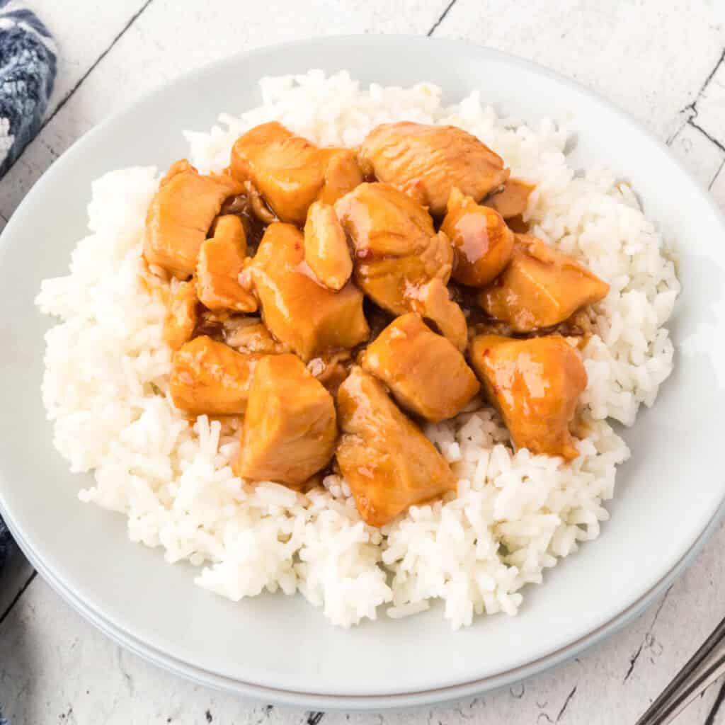 Bourbon Chicken - Love Bakes Good Cakes