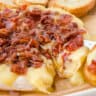Maple Bacon Brie Cheese - Love Bakes Good Cakes