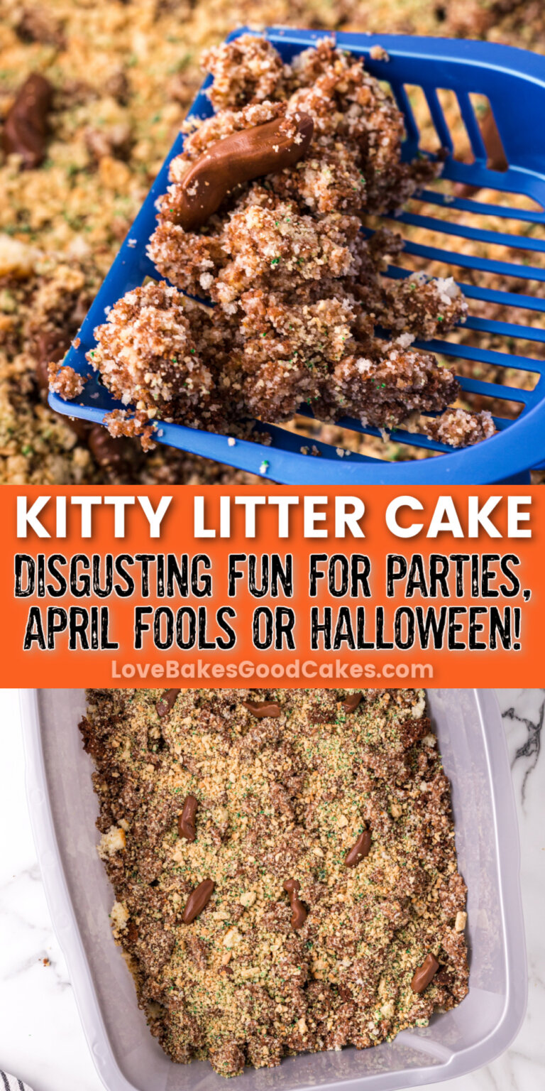 Kitty Litter Cake - Love Bakes Good Cakes