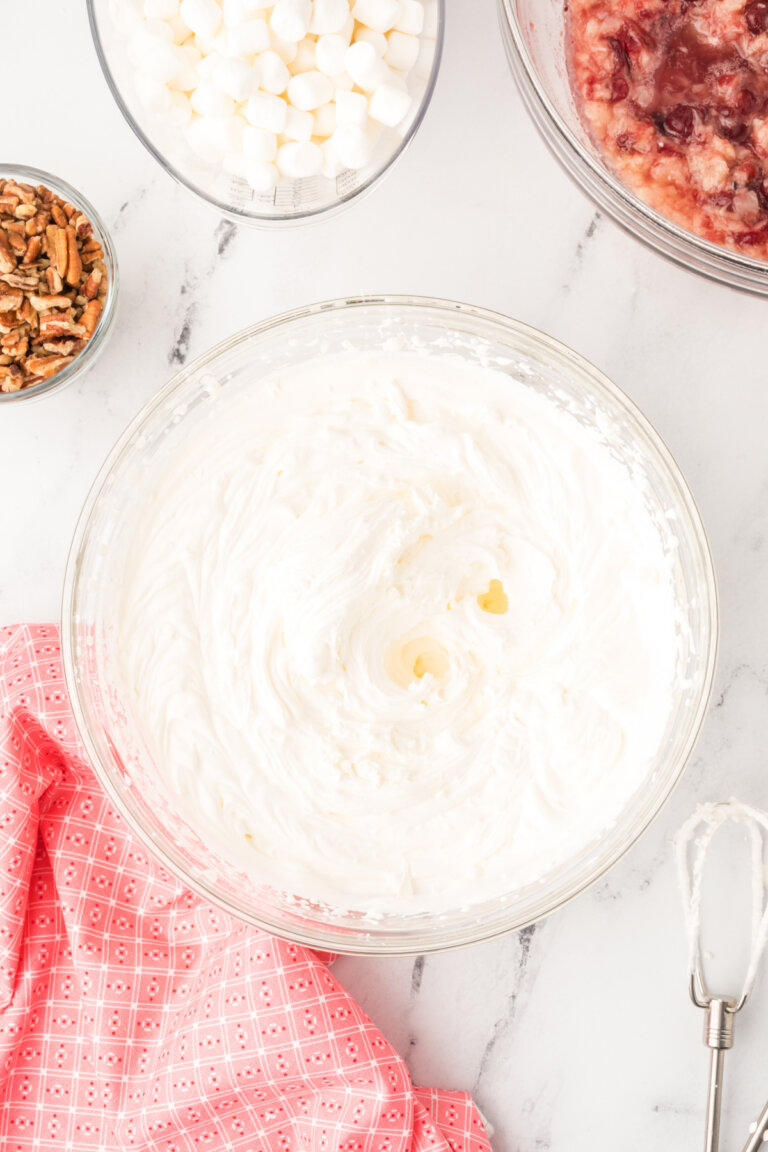 Cranberry Fluff Salad - Love Bakes Good Cakes
