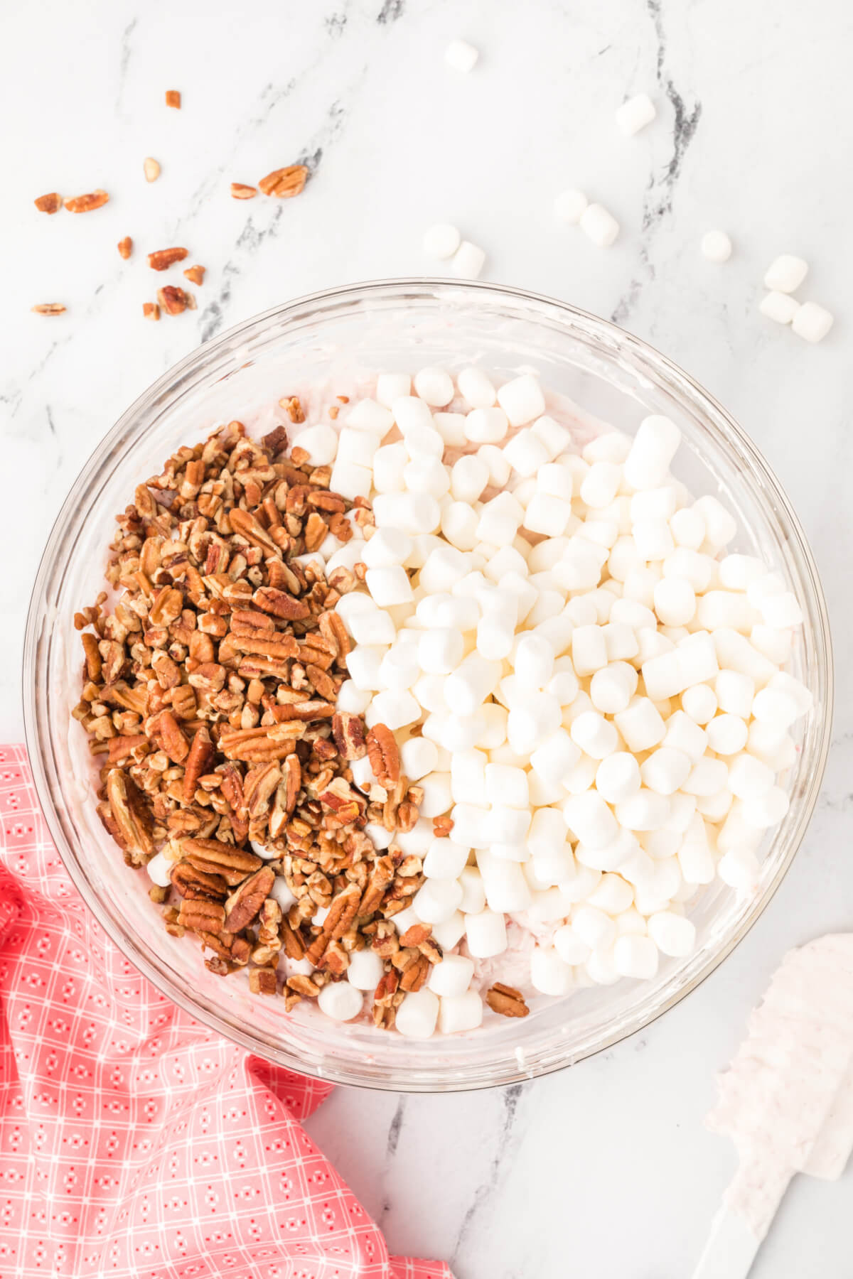 Cranberry Fluff Salad - Love Bakes Good Cakes