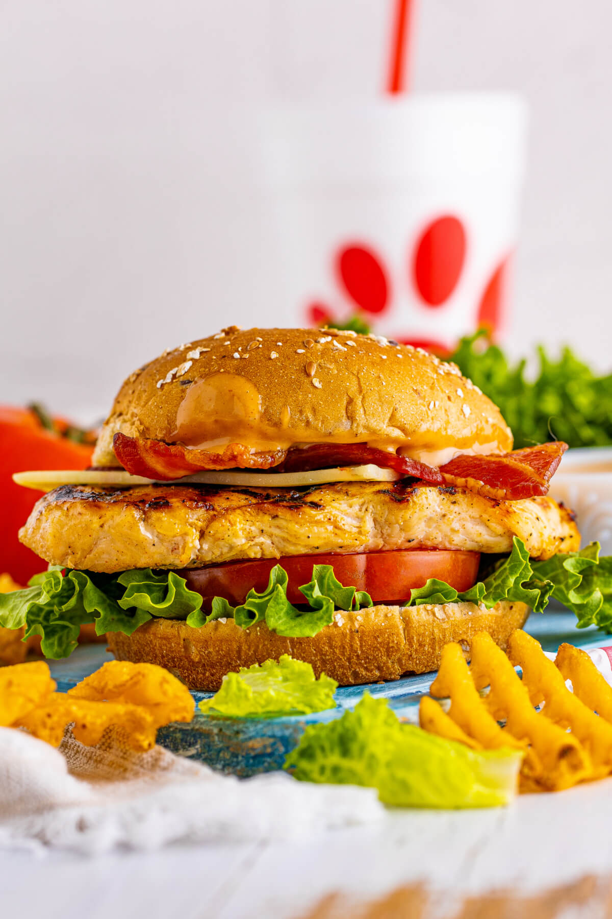 Chick-fil-A Grilled Chicken Club - Love Bakes Good Cakes