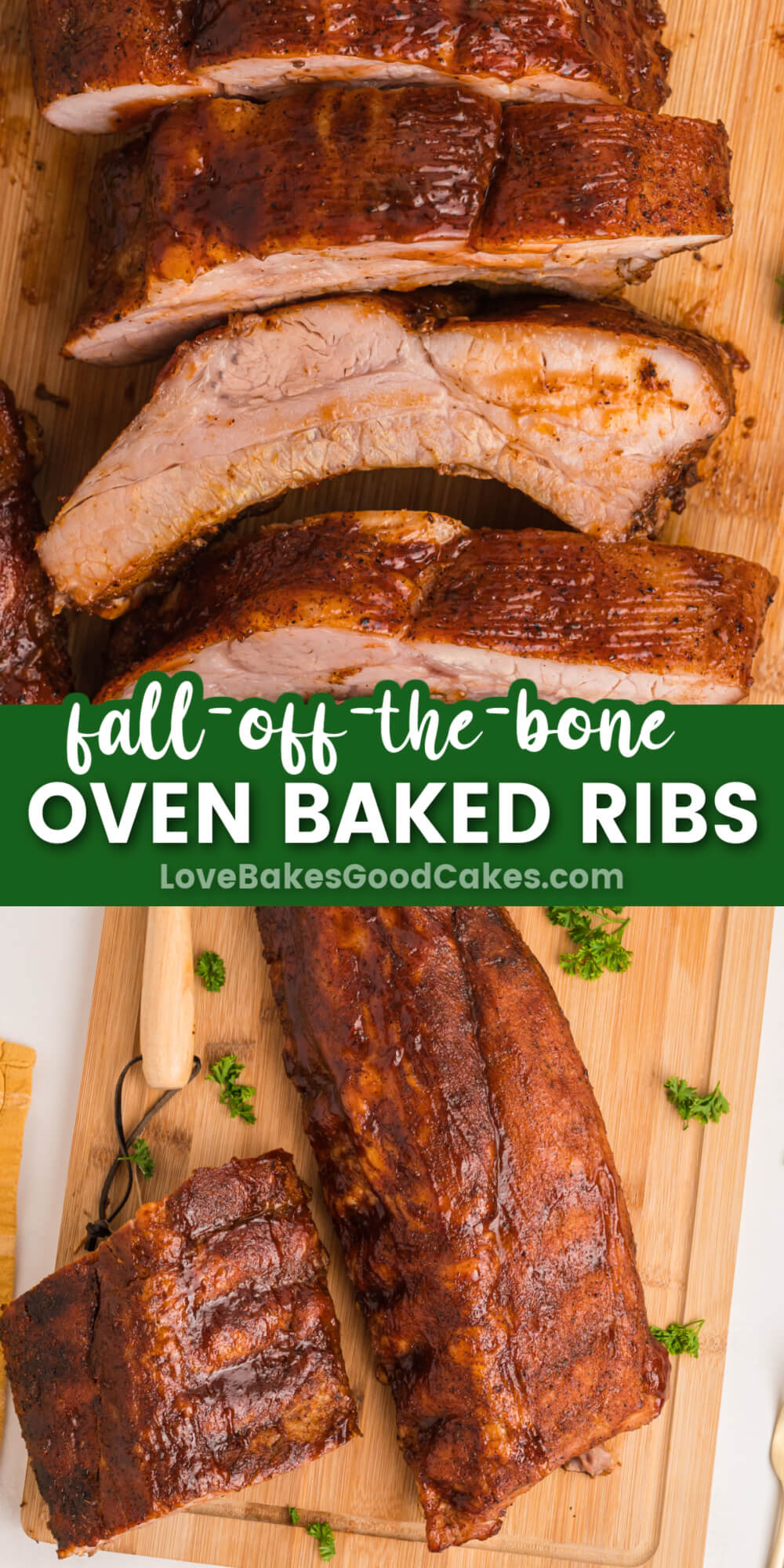 Oven-Baked Ribs - Love Bakes Good Cakes