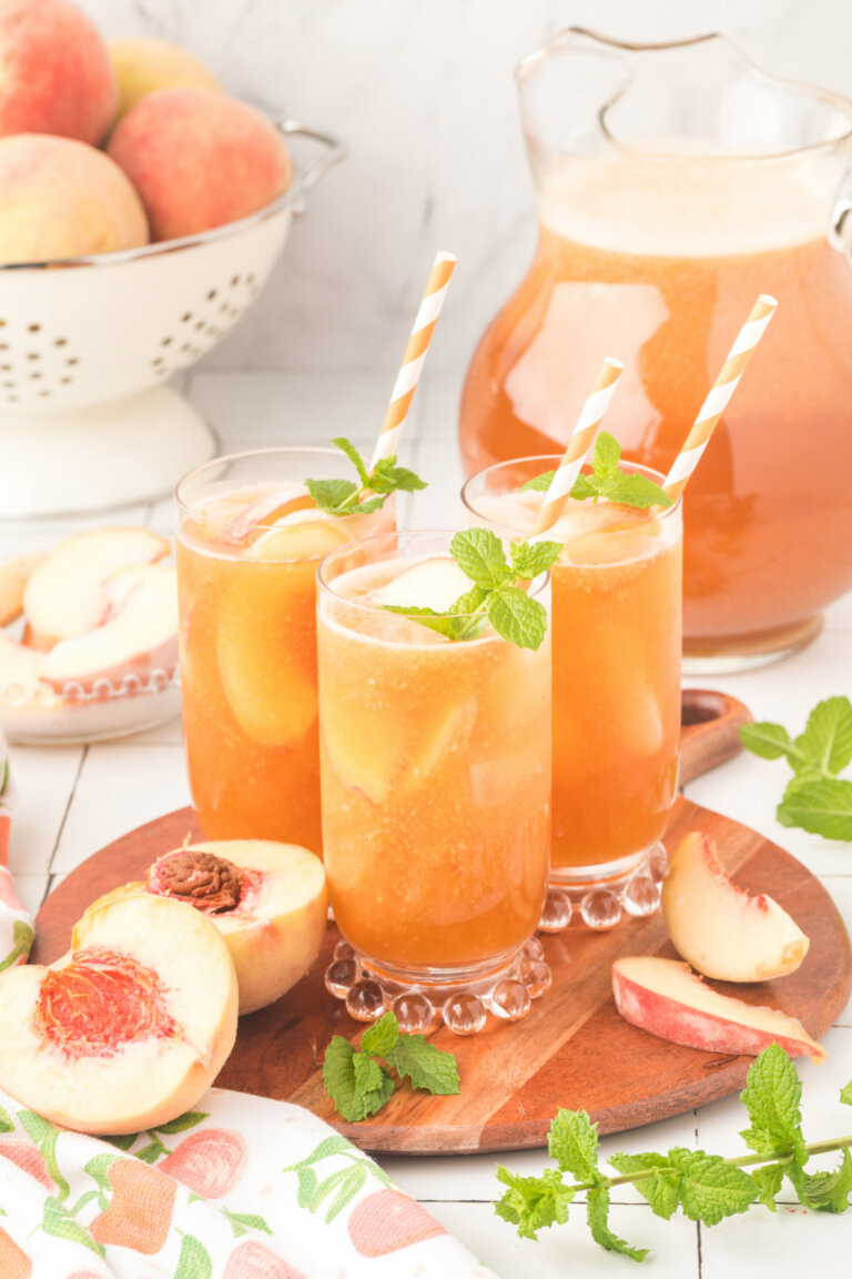 Southern Peach Tea - Love Bakes Good Cakes