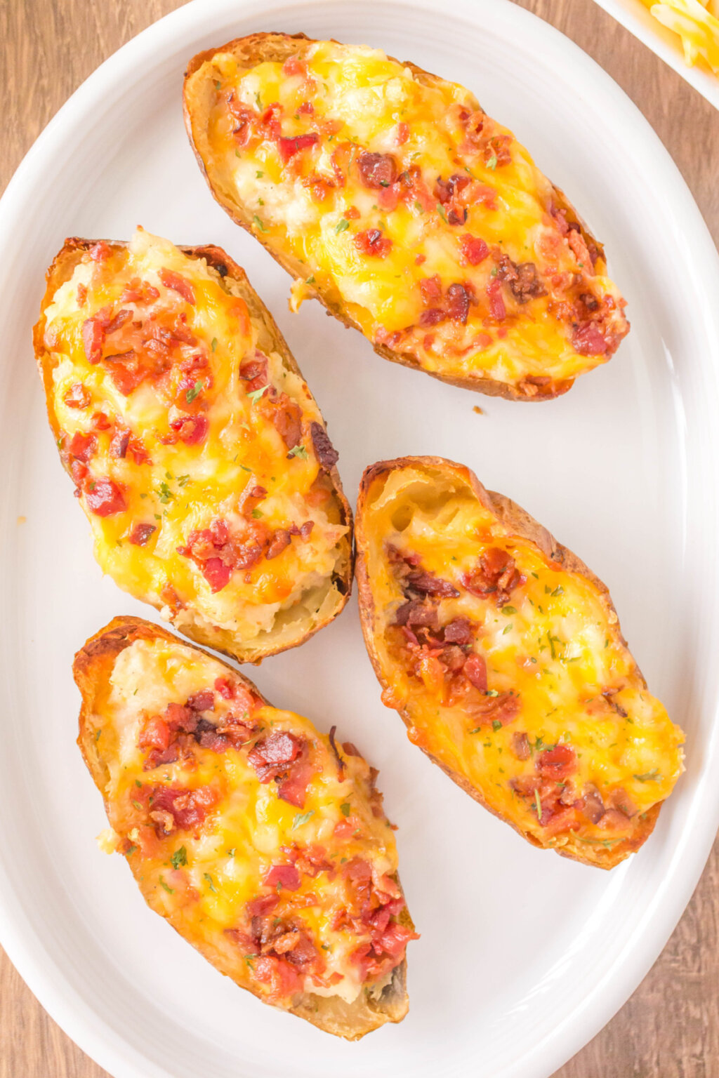 Grilled Twice Baked Potatoes - Love Bakes Good Cakes
