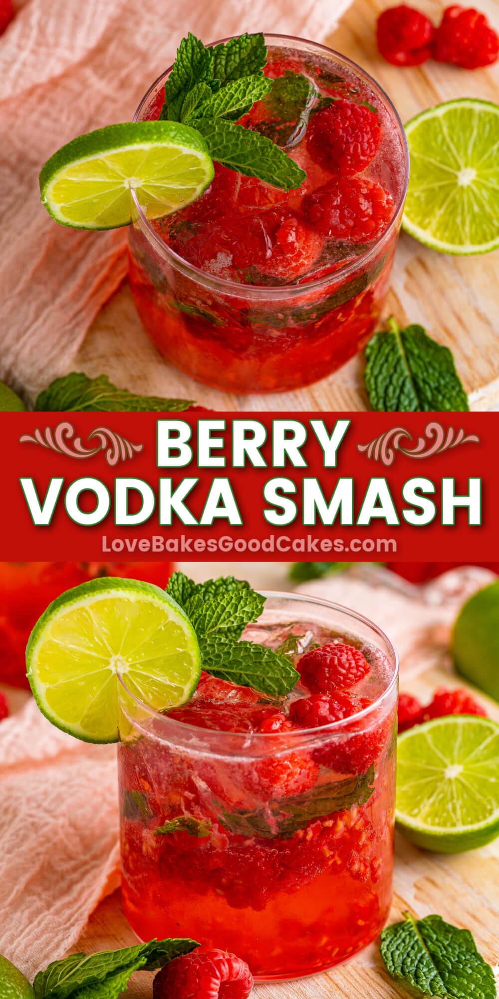 Berry Vodka Smash - Love Bakes Good Cakes