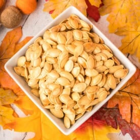 Roasted Pumpkin Seeds - Love Bakes Good Cakes