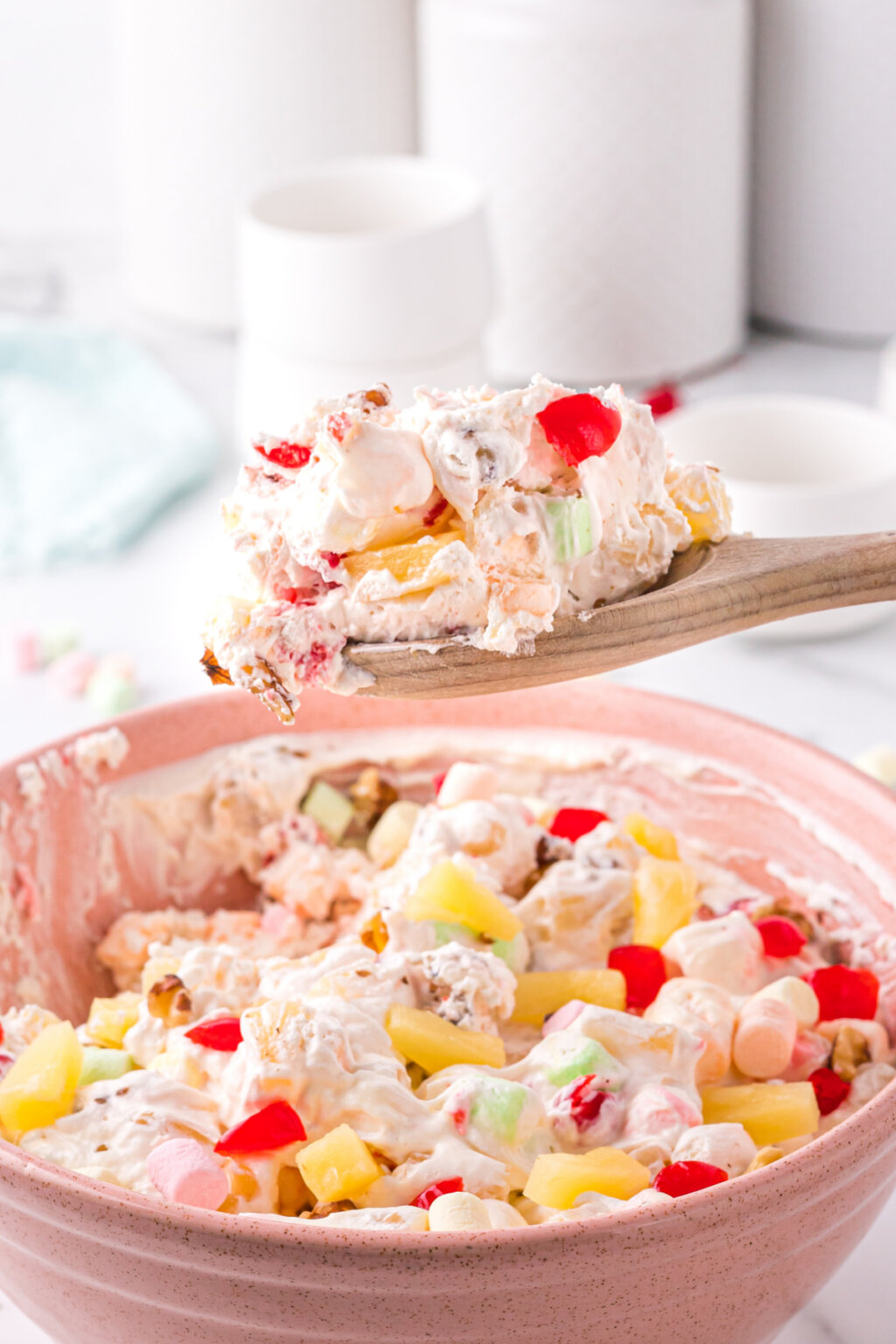 Creamy Pineapple Fluff - Love Bakes Good Cakes