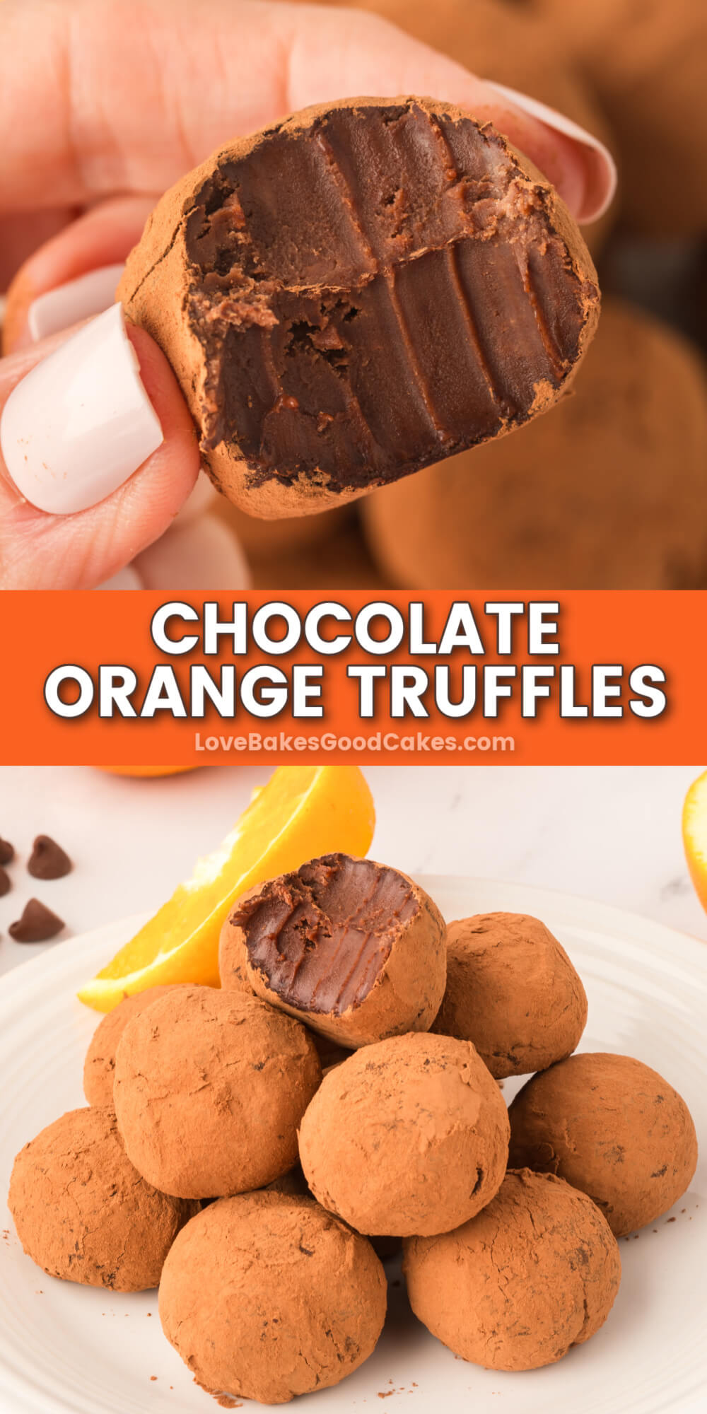 Chocolate Orange Truffles - Love Bakes Good Cakes