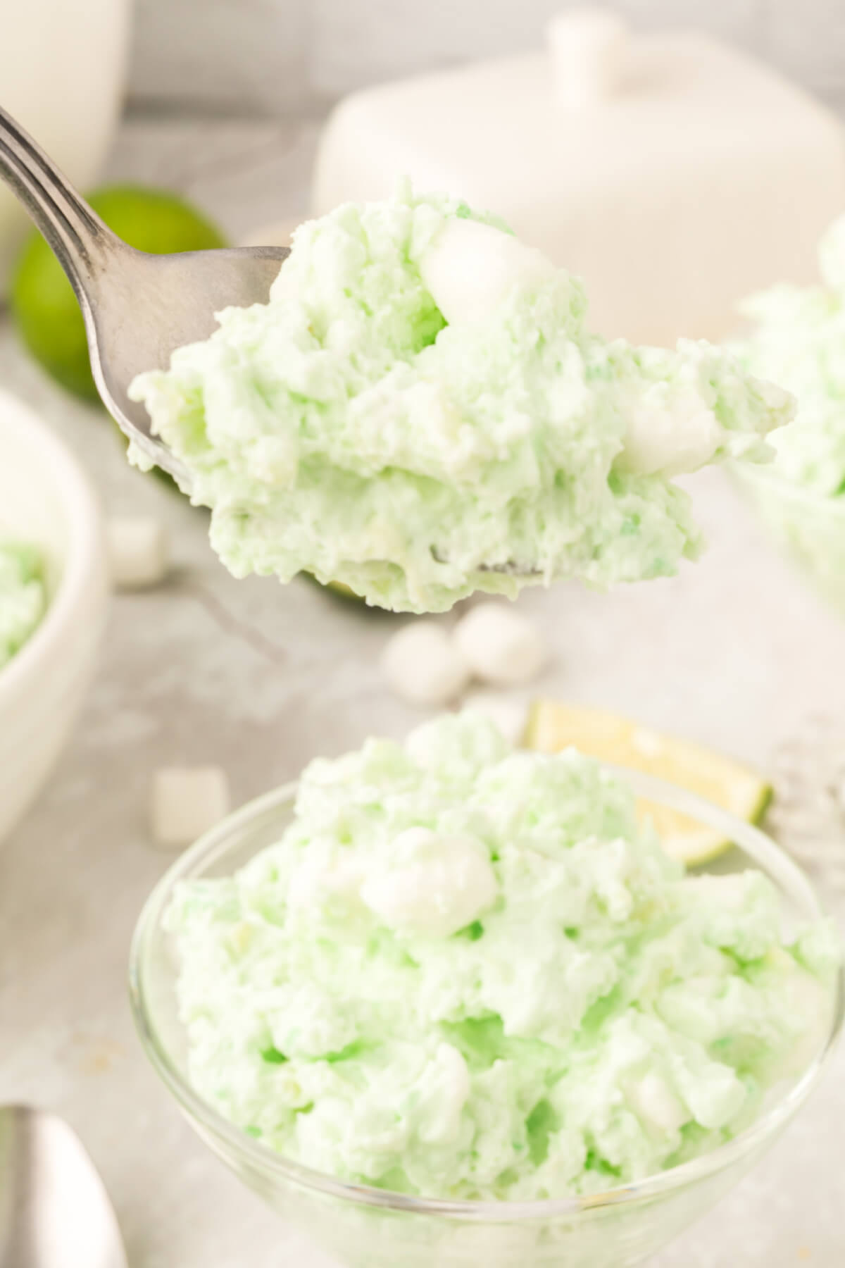 Lime Fluff Salad - Love Bakes Good Cakes