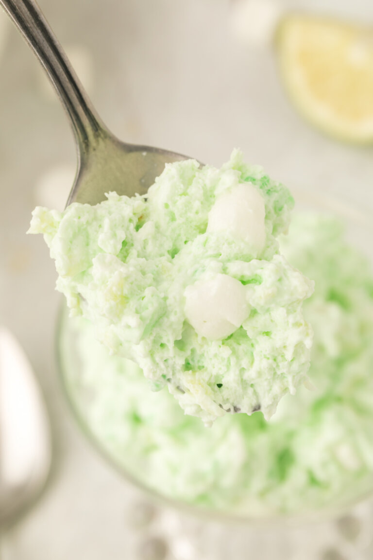 Lime Fluff Salad - Love Bakes Good Cakes