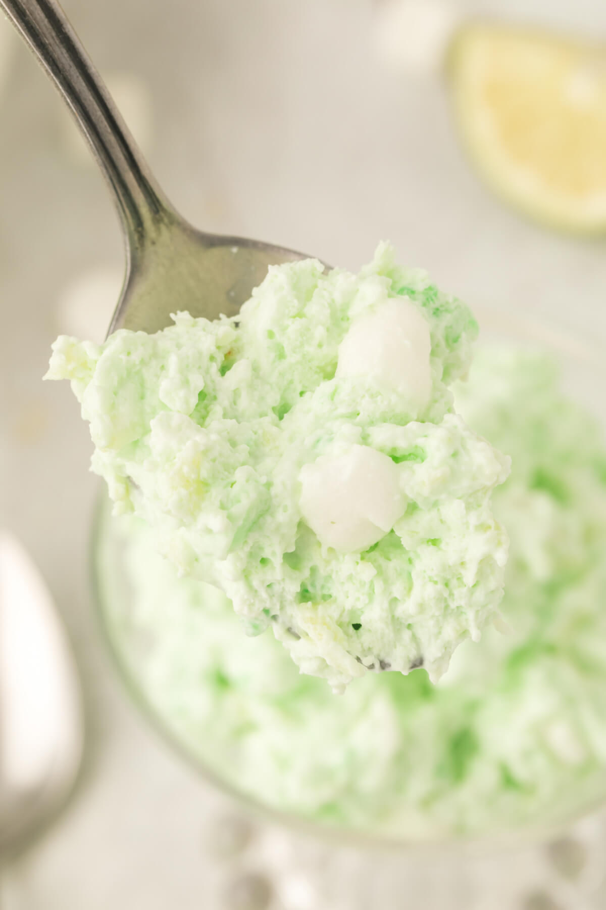 Lime Fluff Salad - Love Bakes Good Cakes